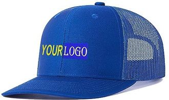 Generic Casquette de camionneur brodée personnalisée 112 pour hommes avec fermeture ajustée unisexe casquette de baseball classique personnalisée sport multic