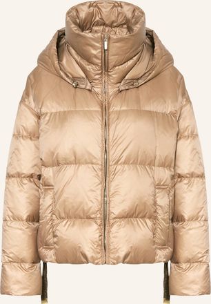 Max Mara Daunenjacke Trebi Mit Abnehmbarer Kapuze braun