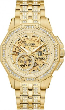 Bulova Octava Herren Golduhr 98A292
