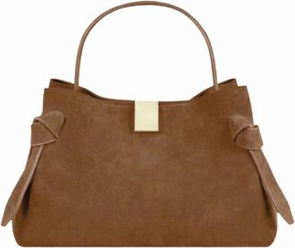 Yuzefi Femme, Sacs, Brun, Taille: ONE Size Gyoza Mini Suede