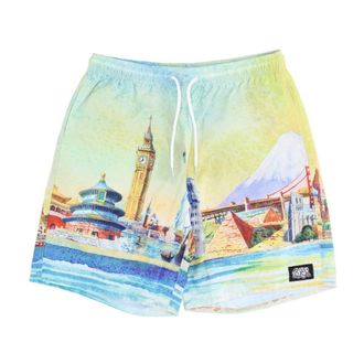 HUF Leichte Nylon Easy Kordelzug Shorts - - Shorts - Herren - Mehrfarbig - XL