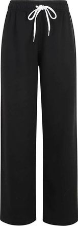 Ralph Lauren Femme, Pantalons, Noir, Taille: 42 FR Pantalon de jogging en molleton