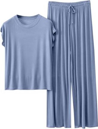 Generic Ensembles de v&ecirc;tements de d&eacute;tente pour femmes &agrave; la mode sport d&eacute;contract&eacute; couleur unie veste sweat-shirt pantalon col rond surv&ecirc;tement 2 pi&egrave;ces ensemb