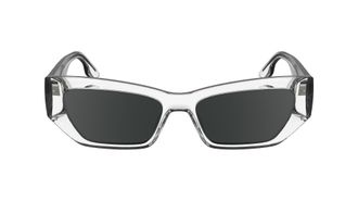 Karl Lagerfeld Unisex Adult Sunglasses KL6160S - Crystal with Solid Smoke Lens