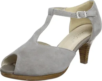 Andrea Conti Damen 0615341 Peep-Toe, Grau (grau 031)