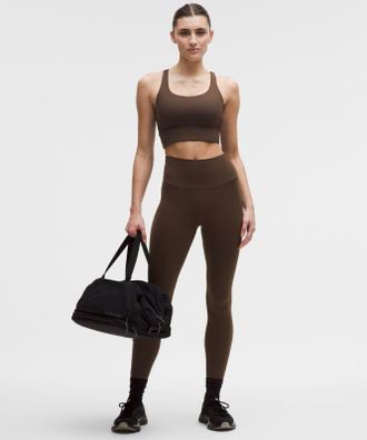 lululemon Wunder Train No Line High-Rise Leggings 25 f&uuml;r Frauen - Gr&ouml;&szlig;e 10 in Walnut Crunch