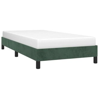 vidaXL Cadre de lit Vert fonc&eacute; 80x200 cm Velours