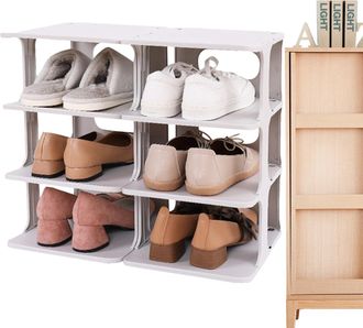 Generic Schmales F&uuml;r Die Eingangsbereich - Stapelbarer Organizer In Turm Form,Schmale Schuhaufbewahrung,Geeignet F&uuml;r Eingang Schrank Kabinett Badezimmer Balko