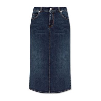 Alexander McQueen Damen, R&ouml;cke, Blau, MGr&ouml;&szlig;e