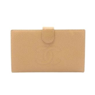 Chanel Pre-owned Long Wallet (Bi-fold) - - Pre-owned - Damen - Beige - ONE SIZE