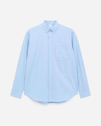 Arket Legeres Popeline-Hemd -Blau