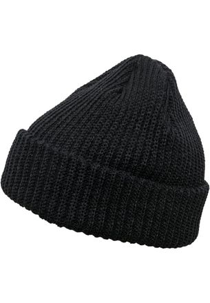 Flexfit Strickm&uuml;tze Rib Beanie, Black, One Size, 1502RB