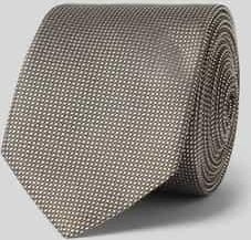 HUGO BOSS Seidenkrawatte mit Webstruktur