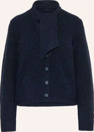 Part Two Strickjacke Chaniepw Mit Alpaka Und Abnehmbarem Schal blau