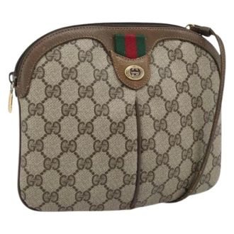 Gucci Sac bandouli&egrave;re vintage doccasion - Femme - Pre-owned - Beige - Taille: ONE Size