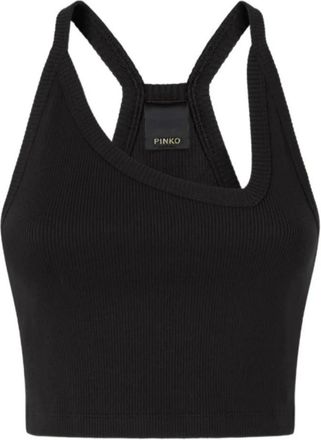 Pinko Pinko, Femme, Tops, Noir, Taille: 42 FR Pinko T-shirts et Polos