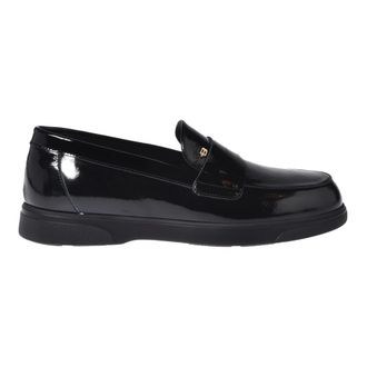 Baldinini Femme, Chaussures, Noir, Taille: 36 1/2 EU Mocassins en cuir naplak noir