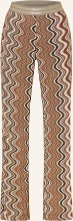 Mason's Masons Strickhose Elax Mit Glitzergarn beige