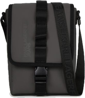 Karl Lagerfeld Mens, Coated PU Reporter, MAGNET, One size