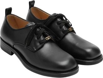 Valentino Garavani Homme, Chaussures, Noir, Taille: 45 EU Derby Punx