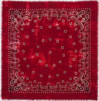Destin Foulard Jil Quadra Red