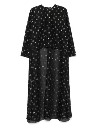 Racil robe à fleurs imprimées - Noir