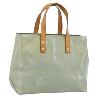Louis Vuitton Sac &agrave; main vintage en cuir verni Pre-owned - Femme - Pre-owned - Vert - Taille: ONE Size