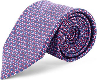 Ferragamo Homme, Accessoires, Multicolore, Taille: ONE Size Link Print Tie