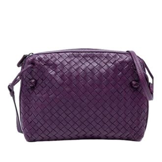 Bottega Veneta Sac bandouli&egrave;re Nodini Pre-owned - Femme - Pre-owned - Violet - Taille: ONE Size