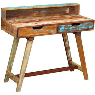 vidaXL Vidaxl - Bureau Bois de r&eacute;cup&eacute;ration massif