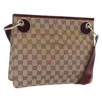 Gucci Sac bandouli&egrave;re en toile Pre-owned - Femme - Pre-owned - Beige - Taille: ONE Size