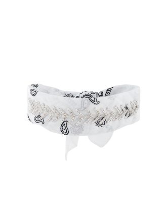 Fallon Choker mit Kristallverzierung - Wei&szlig;