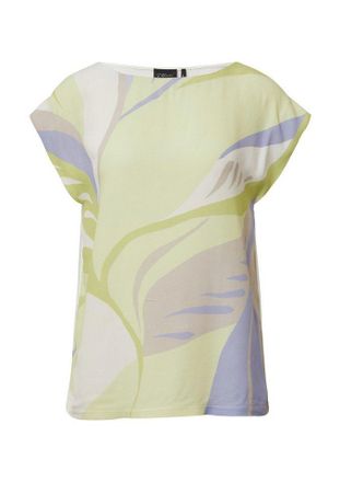 s.Oliver Kurzarmshirt T-Shirt &Auml;rmelloses Blusenshirt mit Frontprint