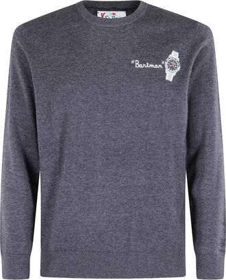 MC2 Saint Barth pull Heron à col rond - Gris