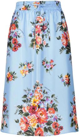 Dolce & Gabbana Damen Seidenrock