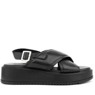 Sergio Moretti Flache Sandalen - - Shoes - Damen - Schwarzk - 39 EU