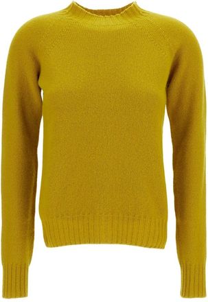 Drumohr Femme, Pulls, Jaune, Taille: 40 FR Pull col rond