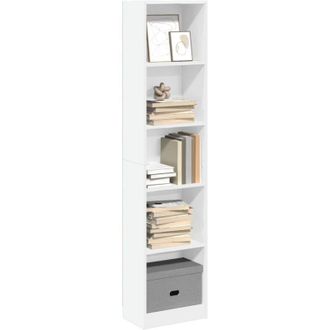 vidaXL Biblioth&egrave;que blanc 40x24x176 cm bois ding&eacute;nierie - Vidaxl