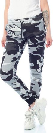 Bongual Jogginghose Damen Sweathose Camo Armee Tarnmuster Freizeithose
