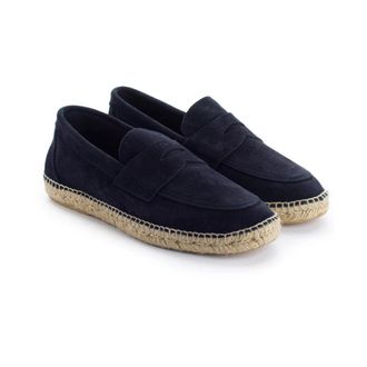 Abarca Sommer Leder Mokassin Schuh - - Shoes - Herren - Blau - 41 EU