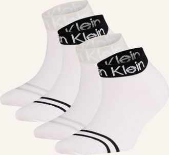 Calvin Klein 4er-Pack Socken weiss