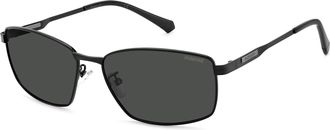 Polaroid Pld 2137/g/s/x 807/M9 BLACK Sunglasses Mens Steel, Standard, 60
