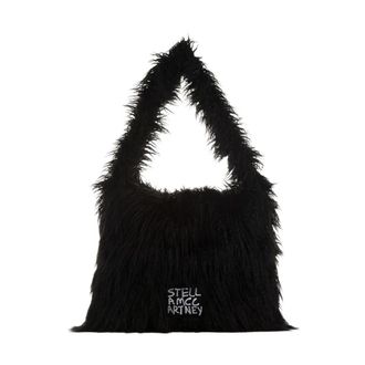 Stella McCartney Pre-owned Faux Fur Umh&auml;ngetasche - - Pre-owned - Damen - Schwarzk - ONE SIZE