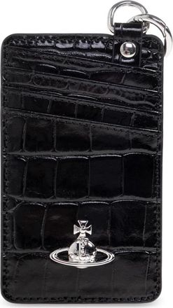 Vivienne Westwood unisex, Accessoires, Noir, Taille: ONE Size Leather Card Holder