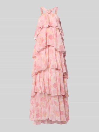 Vero Moda Volant Abendkleid mit V-Ausschnitt Modell FELICIA