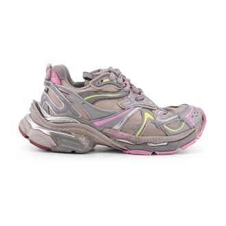 Balenciaga Sneakers mit Buchstabenlogo und Nylon/Leder - - Shoes - Damen - Mehrfarbig - 37 EU
