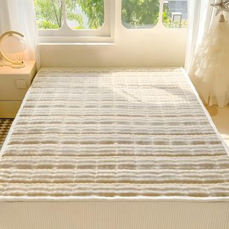 Generic Queen-Size-Matratzenauflage & Faltbare Bodenmatte, ultraweiche, tragbare Tatami-Schlafmatte f&uuml;r Camping & Wohnmobilreisen, vollwertiges aufrollbares D