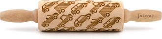Folkroll 3D-Motiv-Teigrolle 23 cm Autos