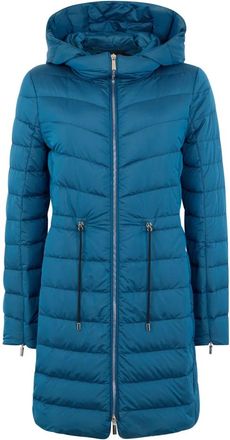 Moorer Femme, Manteaux, Bleu, Taille: 42 FR Manteaux