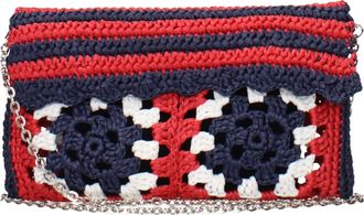 Miu Miu Femmes Pochette en raphia multicolore